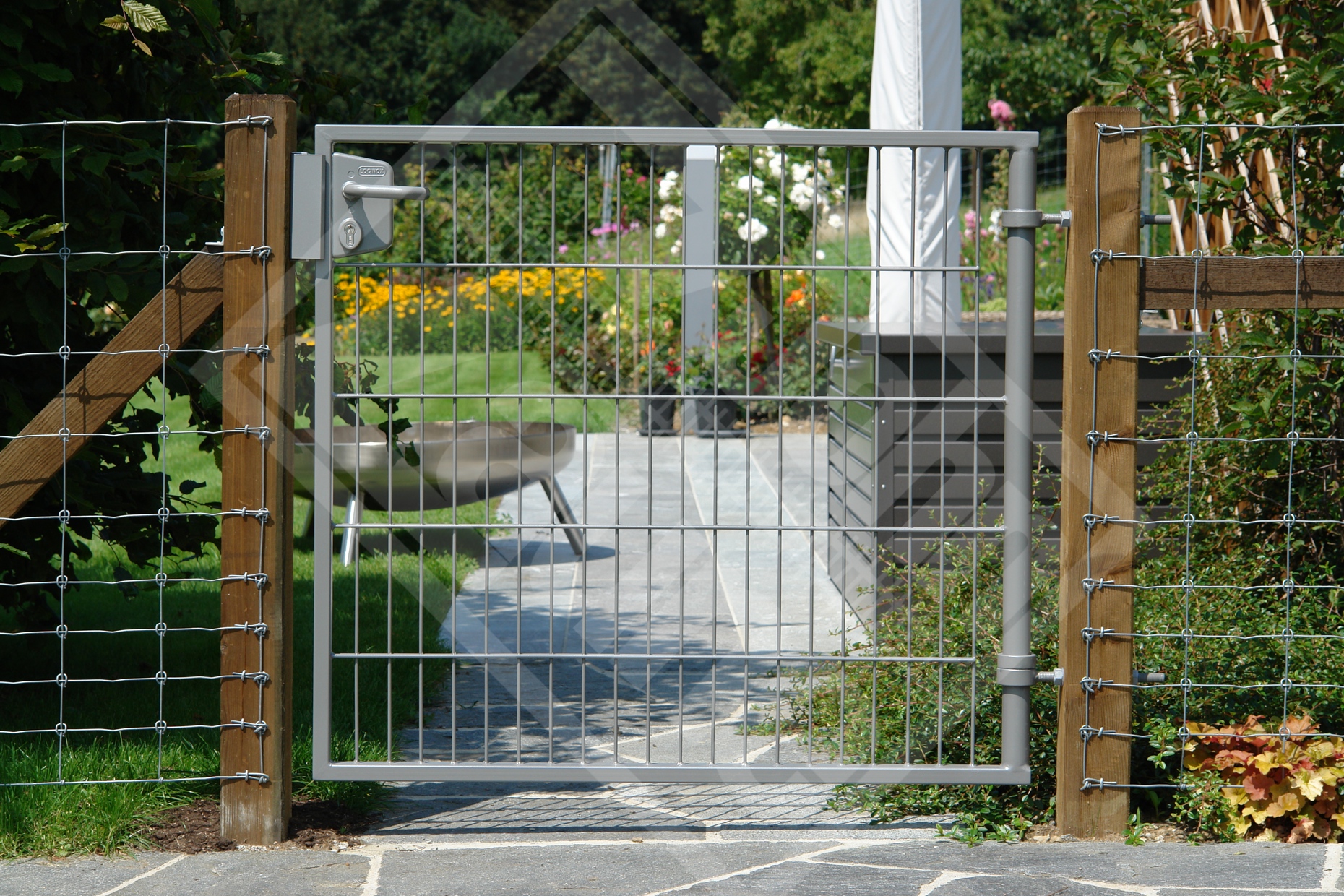 John AG Zaunbau | Knotengittertüren/-tore